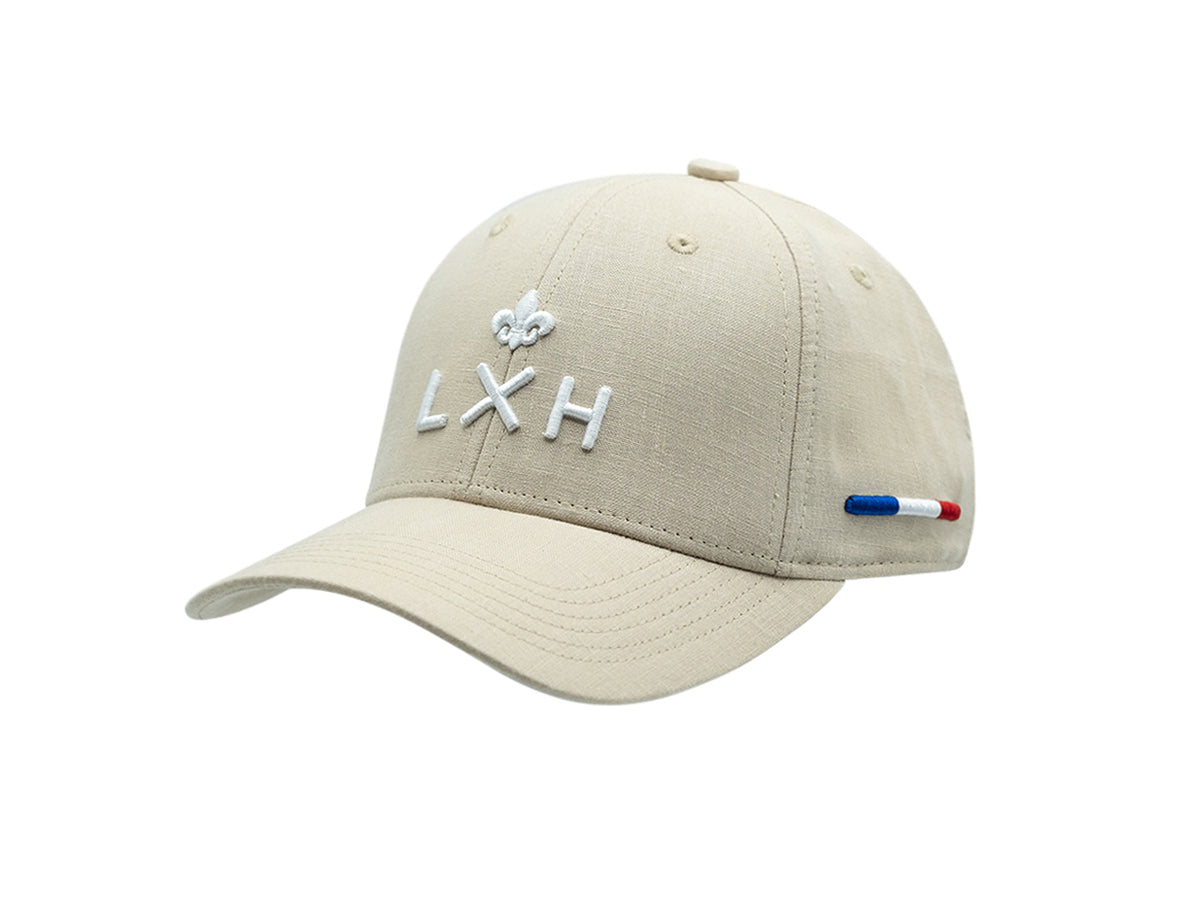 Beige Linen “Heritage” Cap